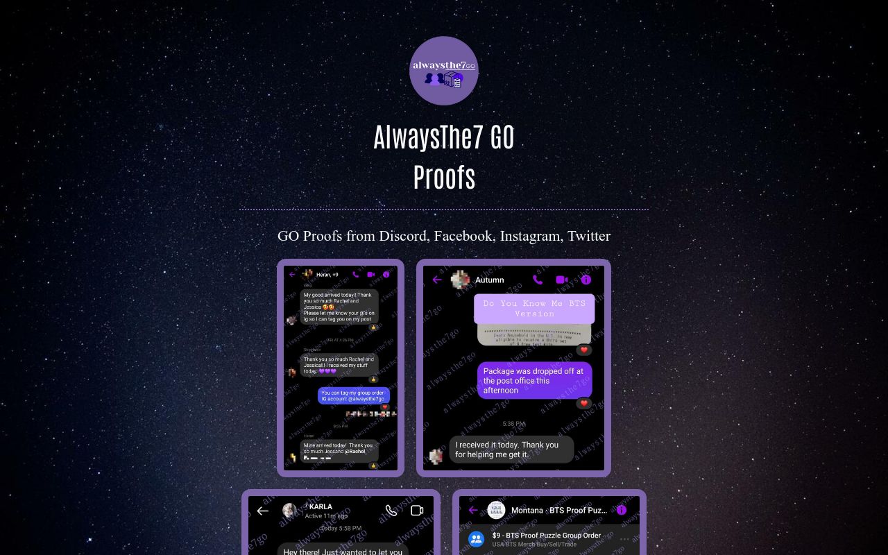 AlwaysThe7 GO Proofs